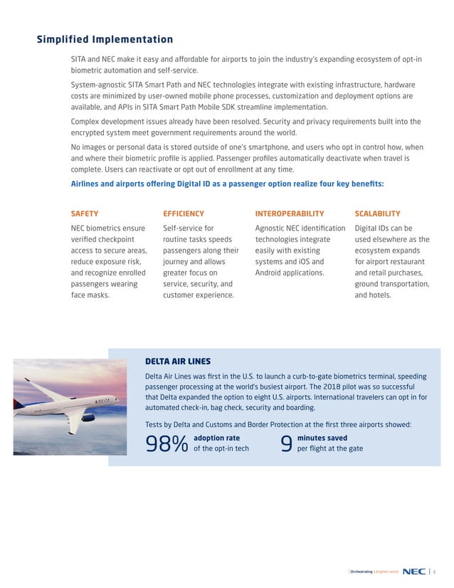 Clear the Way to Convenience - With SITA Smart Path Powered by NEC I ...