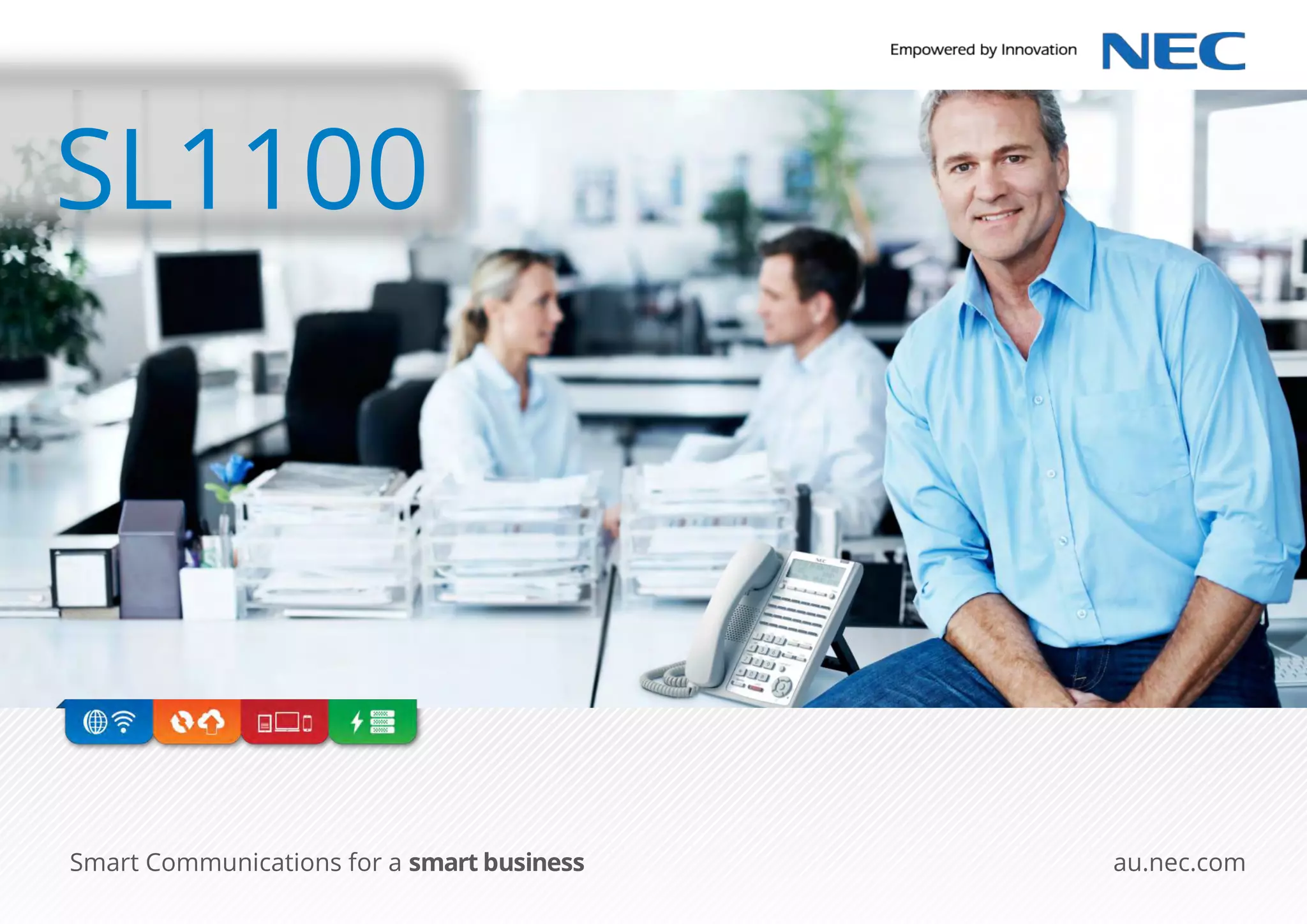 NEC SL1100 Smart Communications for Small Business Phone System | PPT