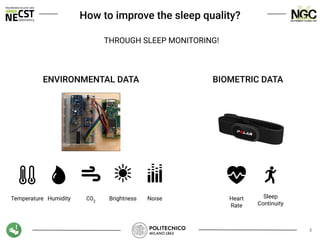 Sleep at NECSTCamp: keep track of your sleep quality and improve it | PPT