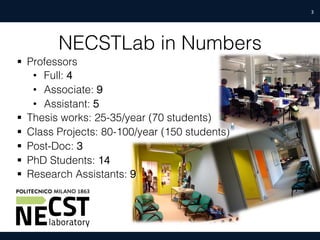 NECST @ a Glance - A bird’s eye view on the NECSTLab and on its research projects | PPT