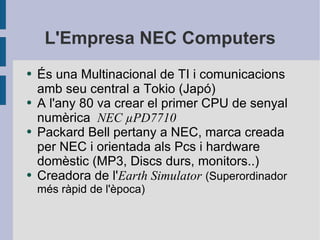 Supercomputador Nec SX9 | ODP