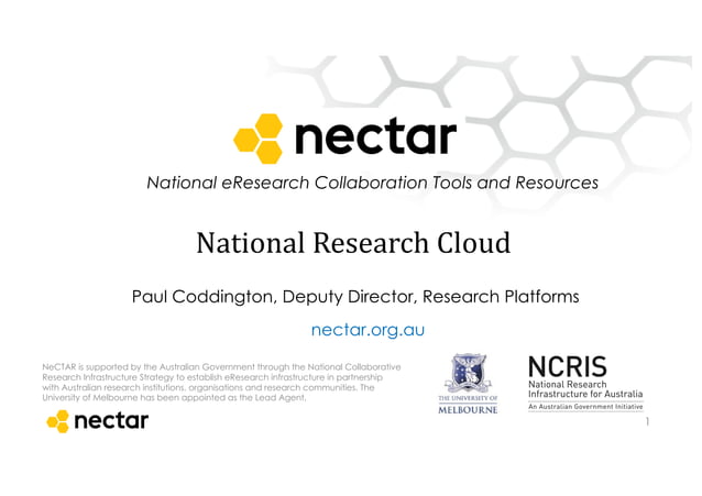 Federation and Interoperability in the Nectar Research Cloud | PPT