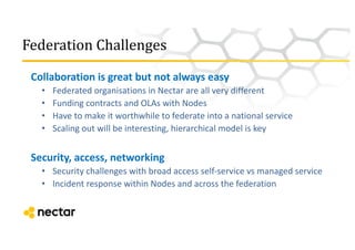 Federation and Interoperability in the Nectar Research Cloud | PDF ...