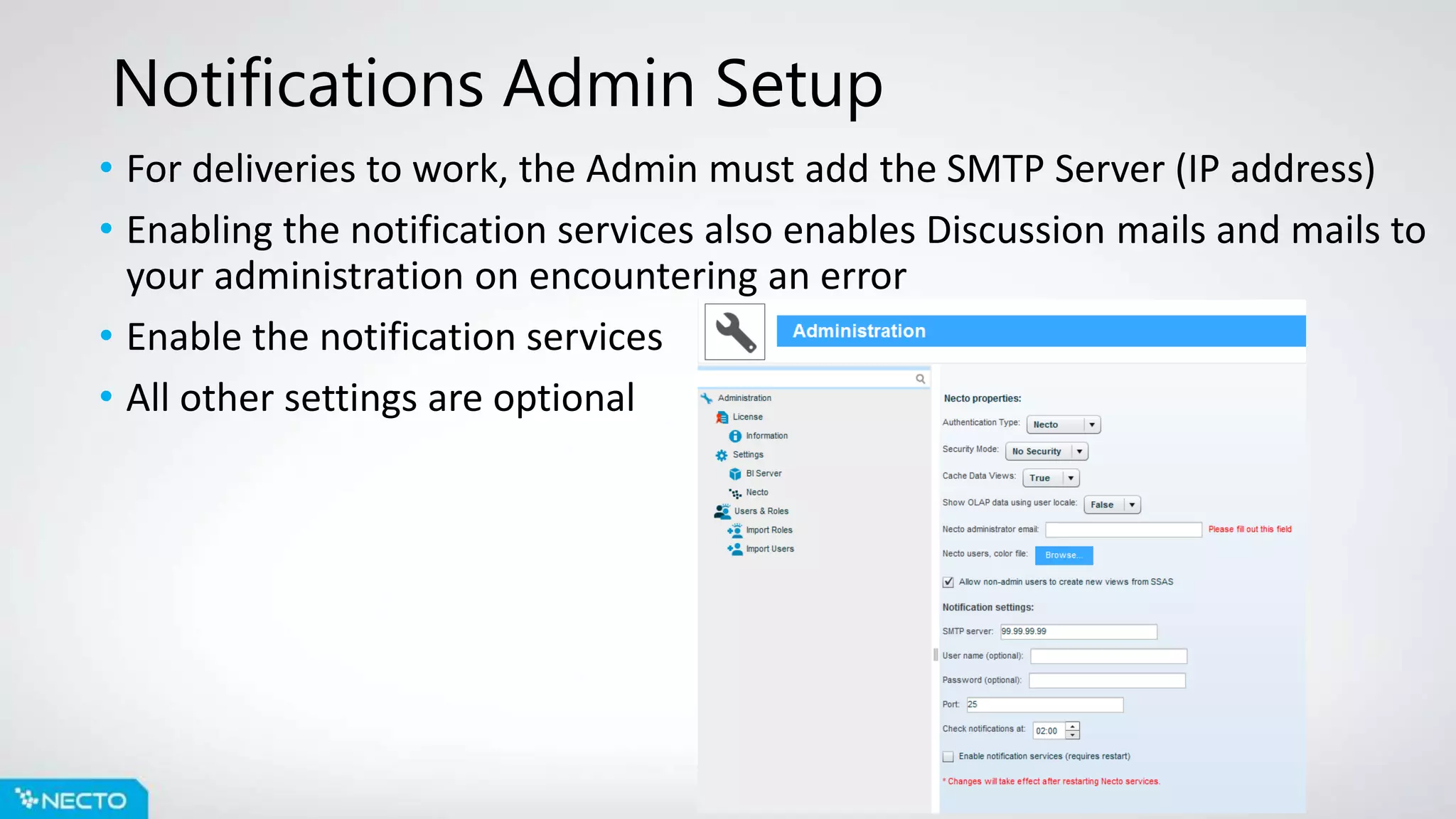 Necto 16 training 10 - notifications | PPTX