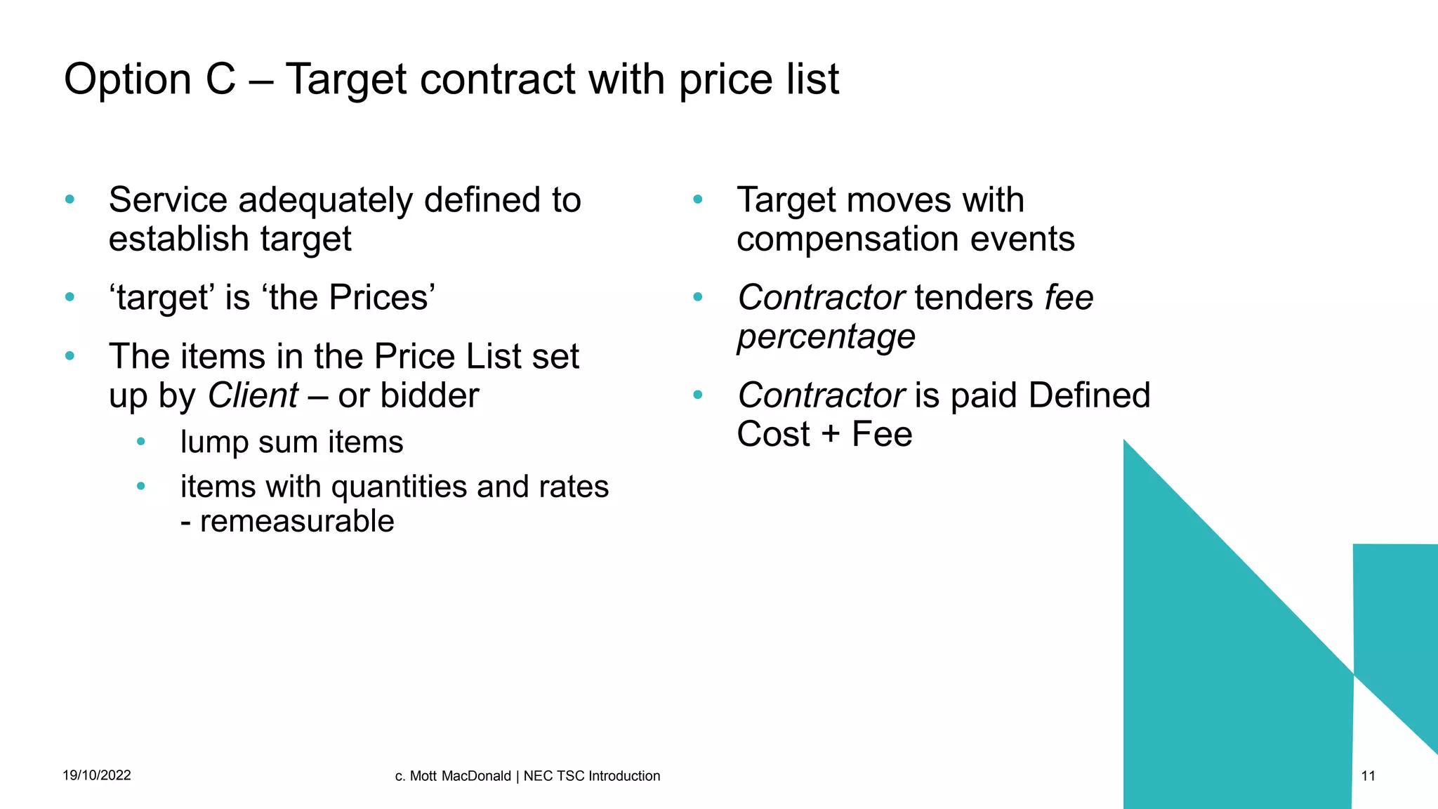 NEC Term Service Contract (TSC) | PDF