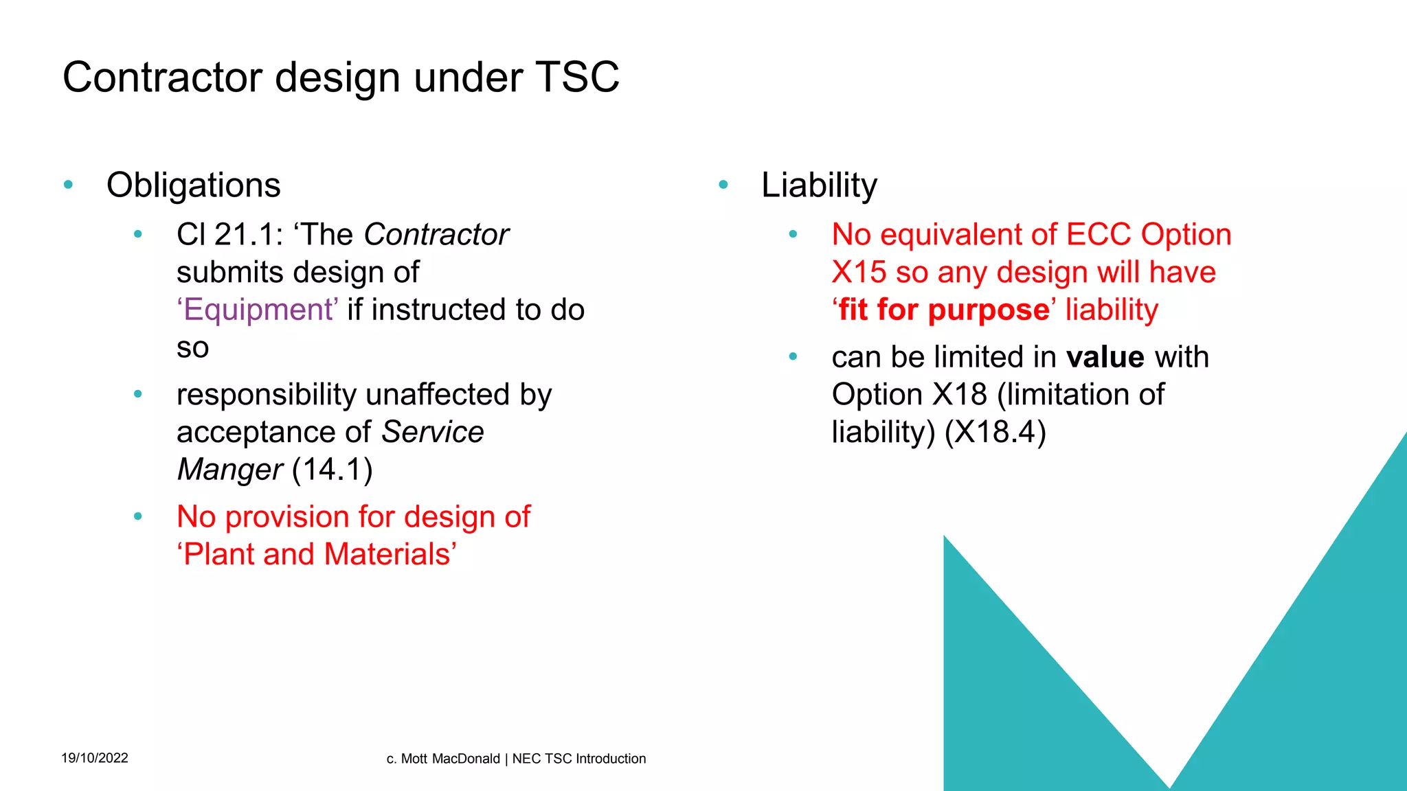 NEC Term Service Contract (TSC) | PDF