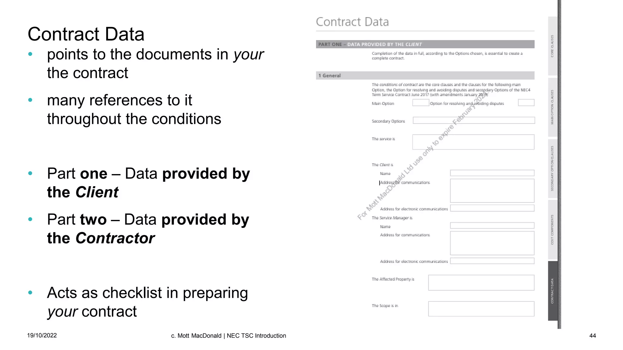 NEC Term Service Contract (TSC) | PDF