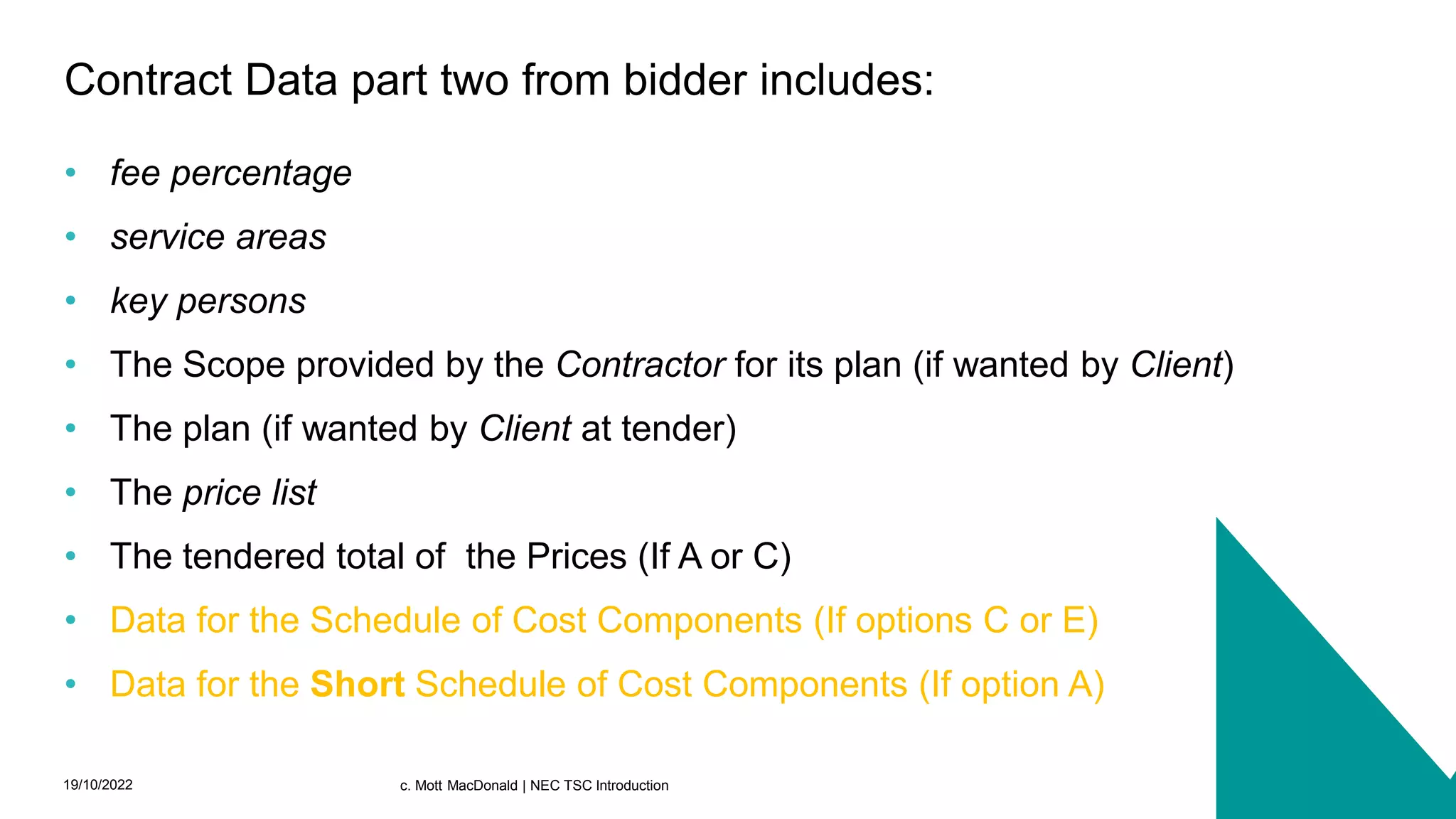 NEC Term Service Contract (TSC) | PDF