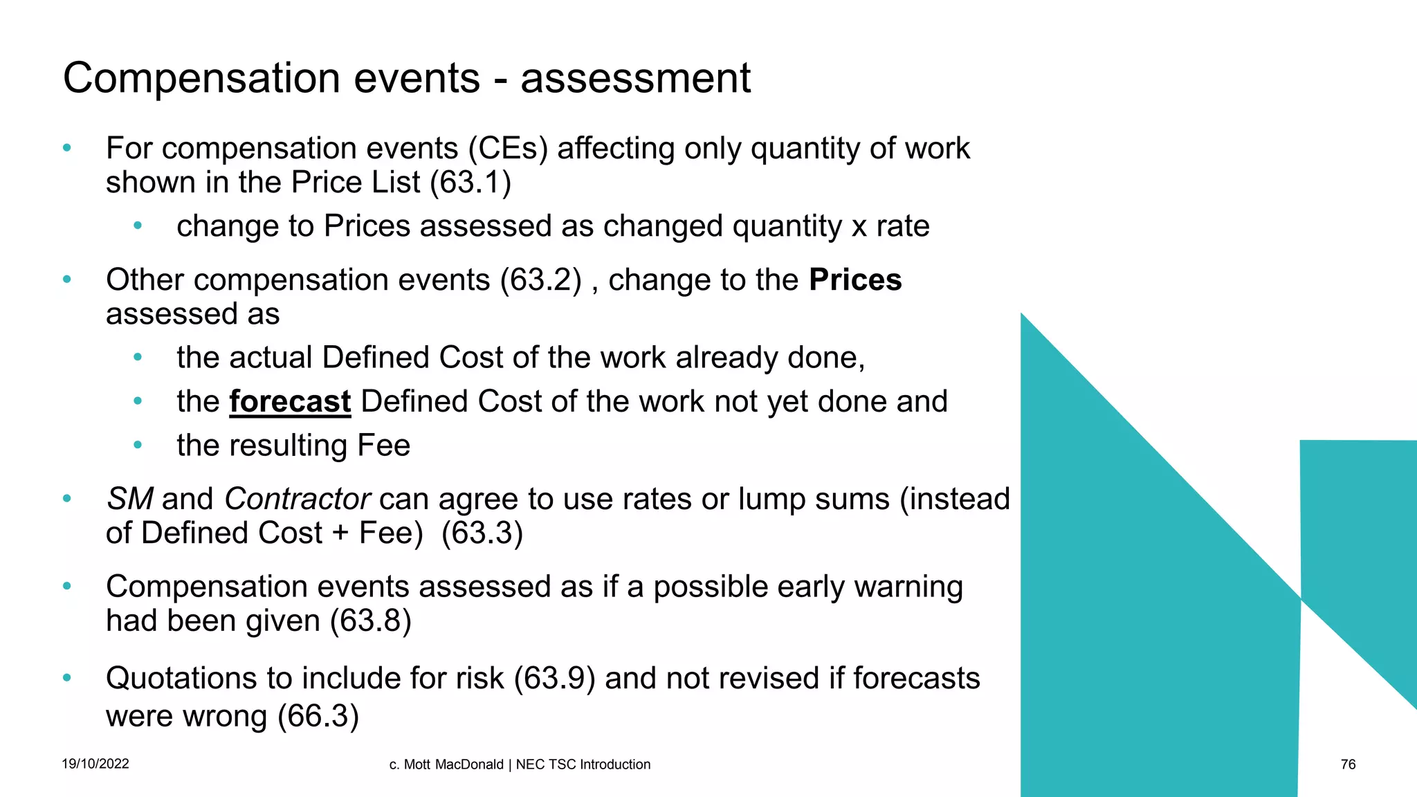 NEC Term Service Contract (TSC) | PDF