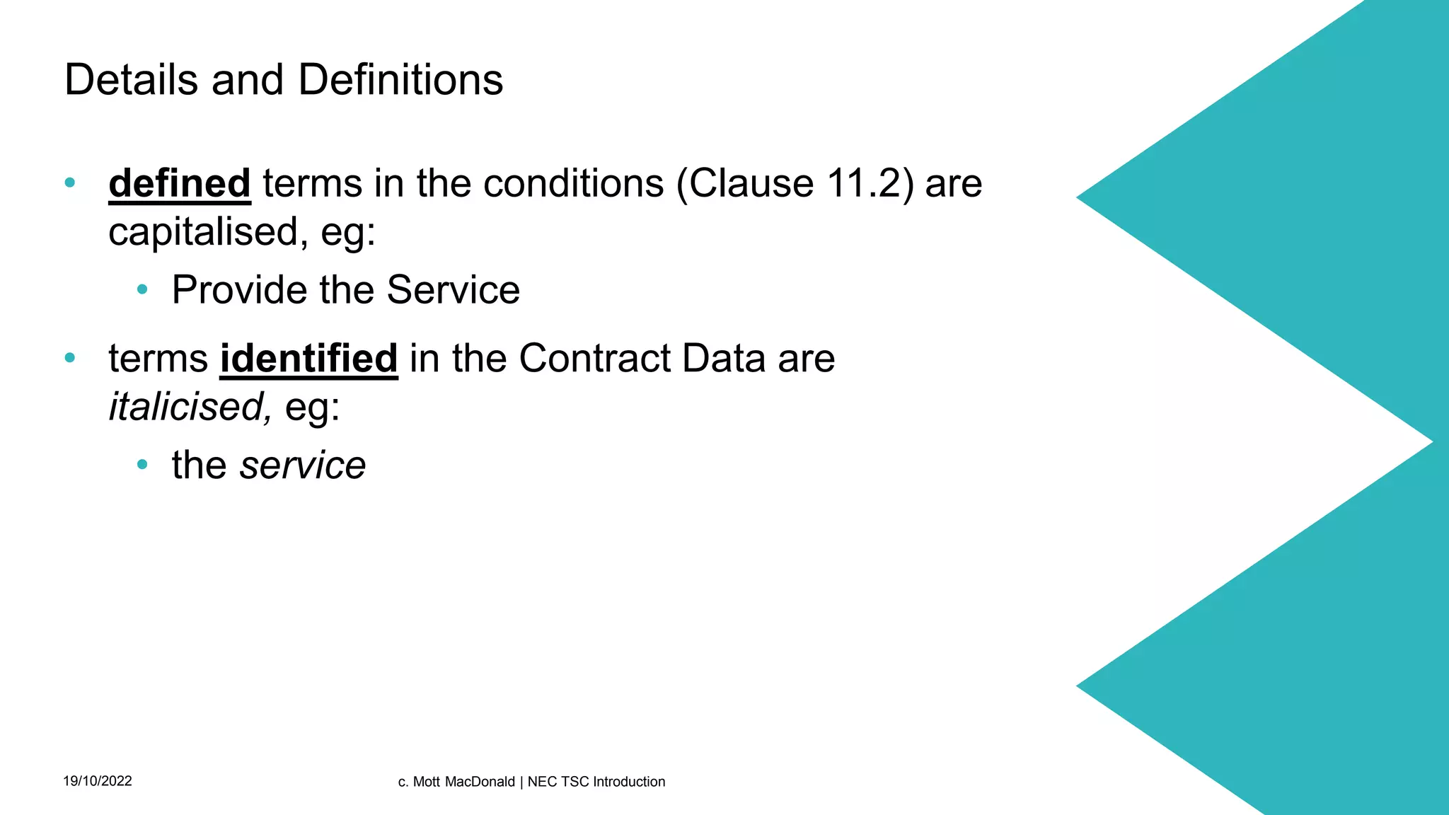 NEC Term Service Contract (TSC) | PDF