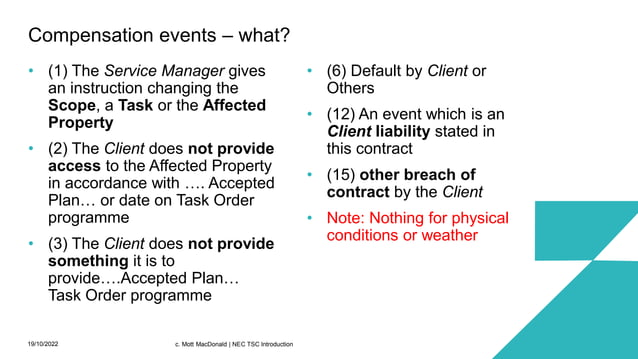 NEC Term Service Contract (TSC) | PDF
