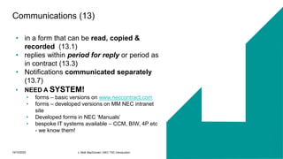 NEC Term Service Contract (TSC) | PDF