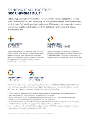 UNIVERGE BLUE Partner Program | PDF