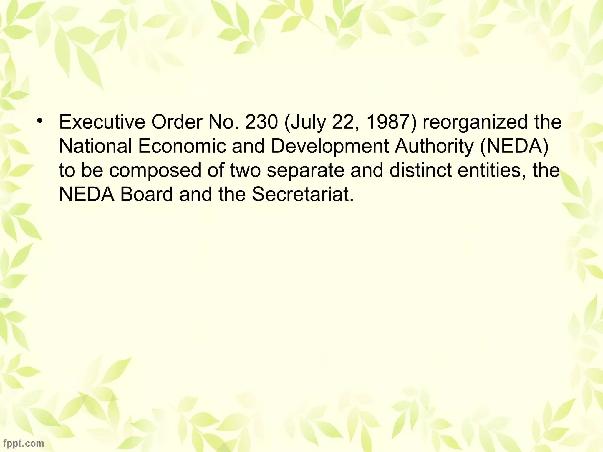 Neda and its Role in Educational Planning | PPT