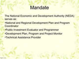 Neda and its Role in Educational Planning | PPT