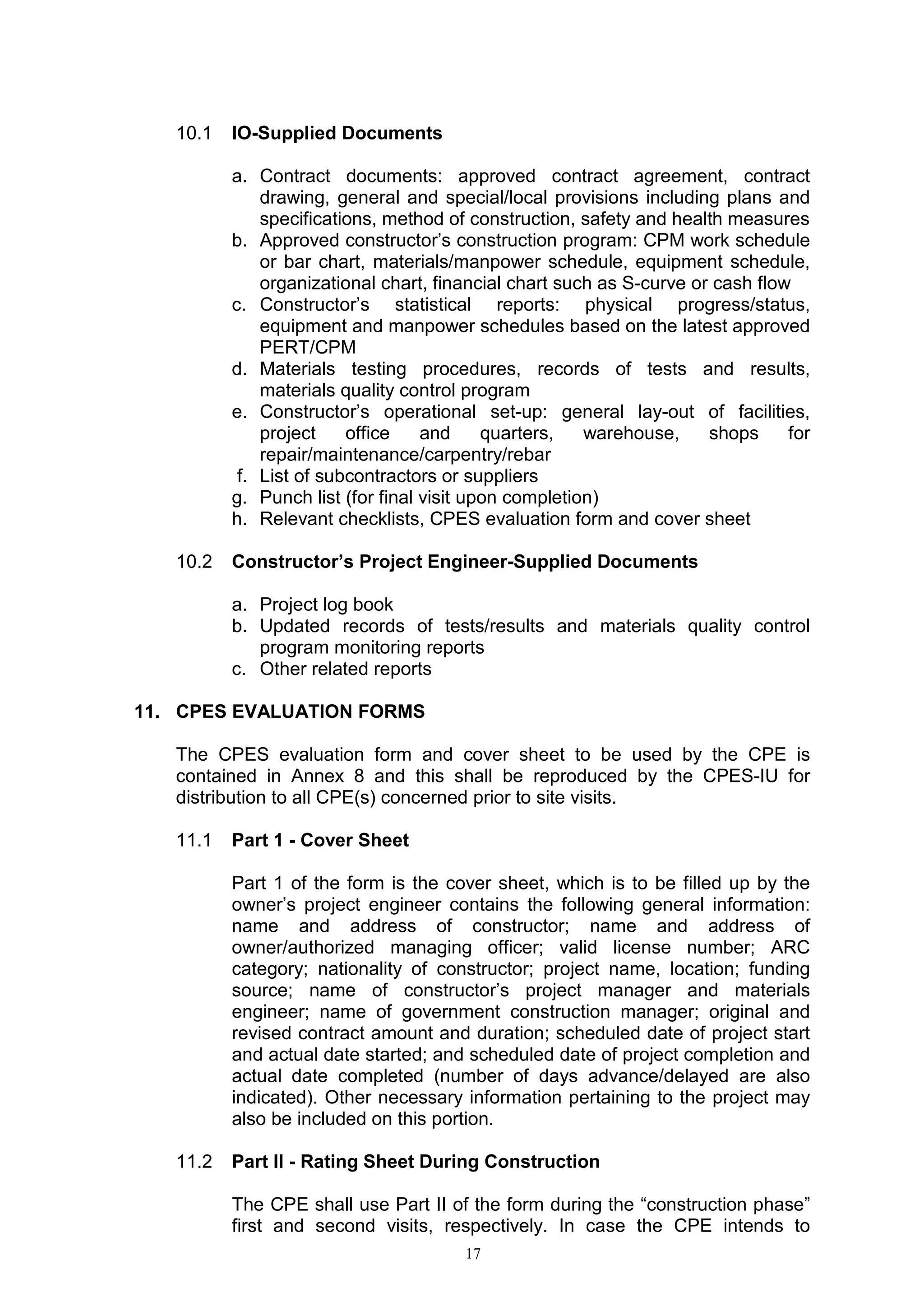 Neda contractor performance evaluation system | PDF