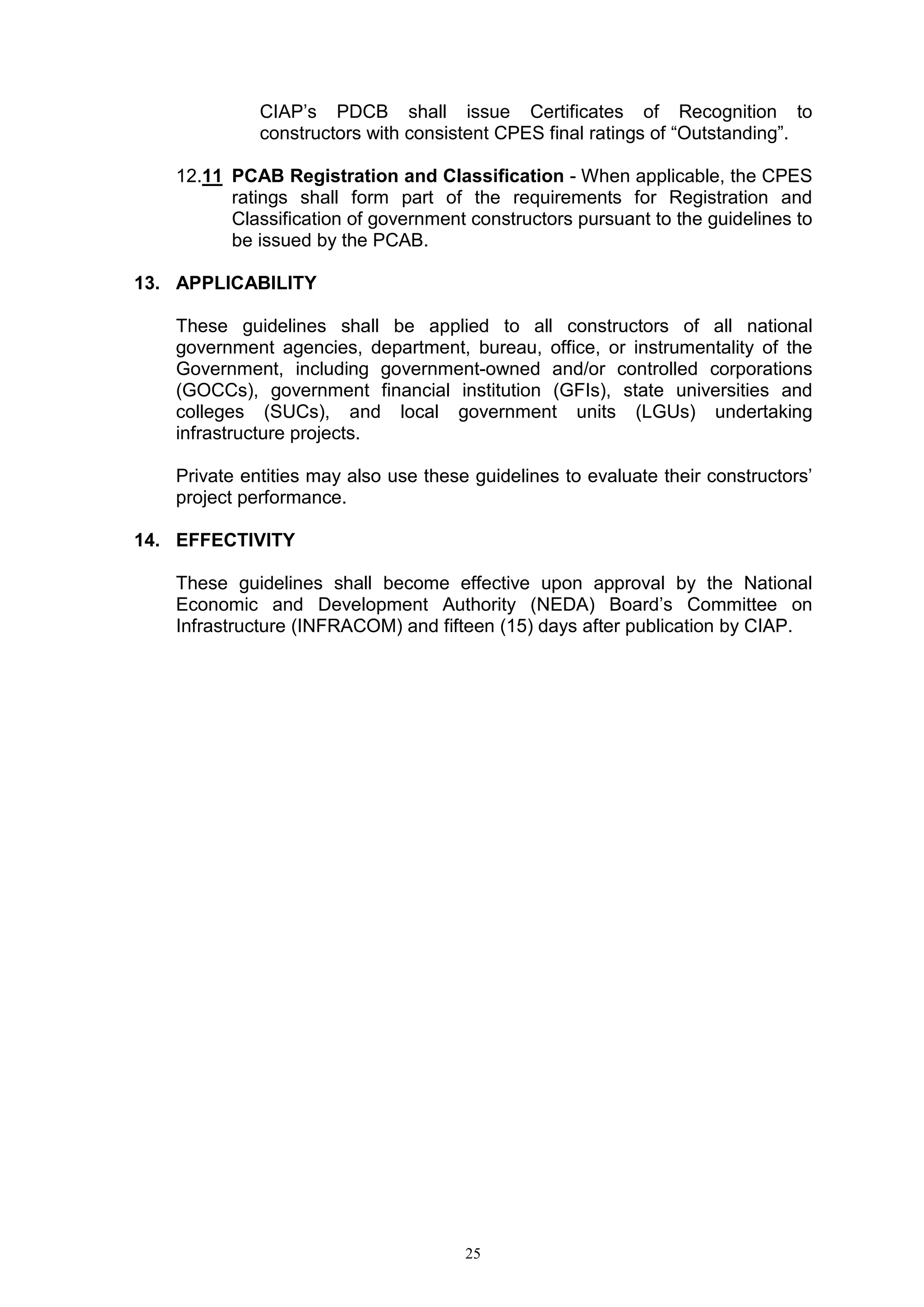 Neda contractor performance evaluation system | PDF