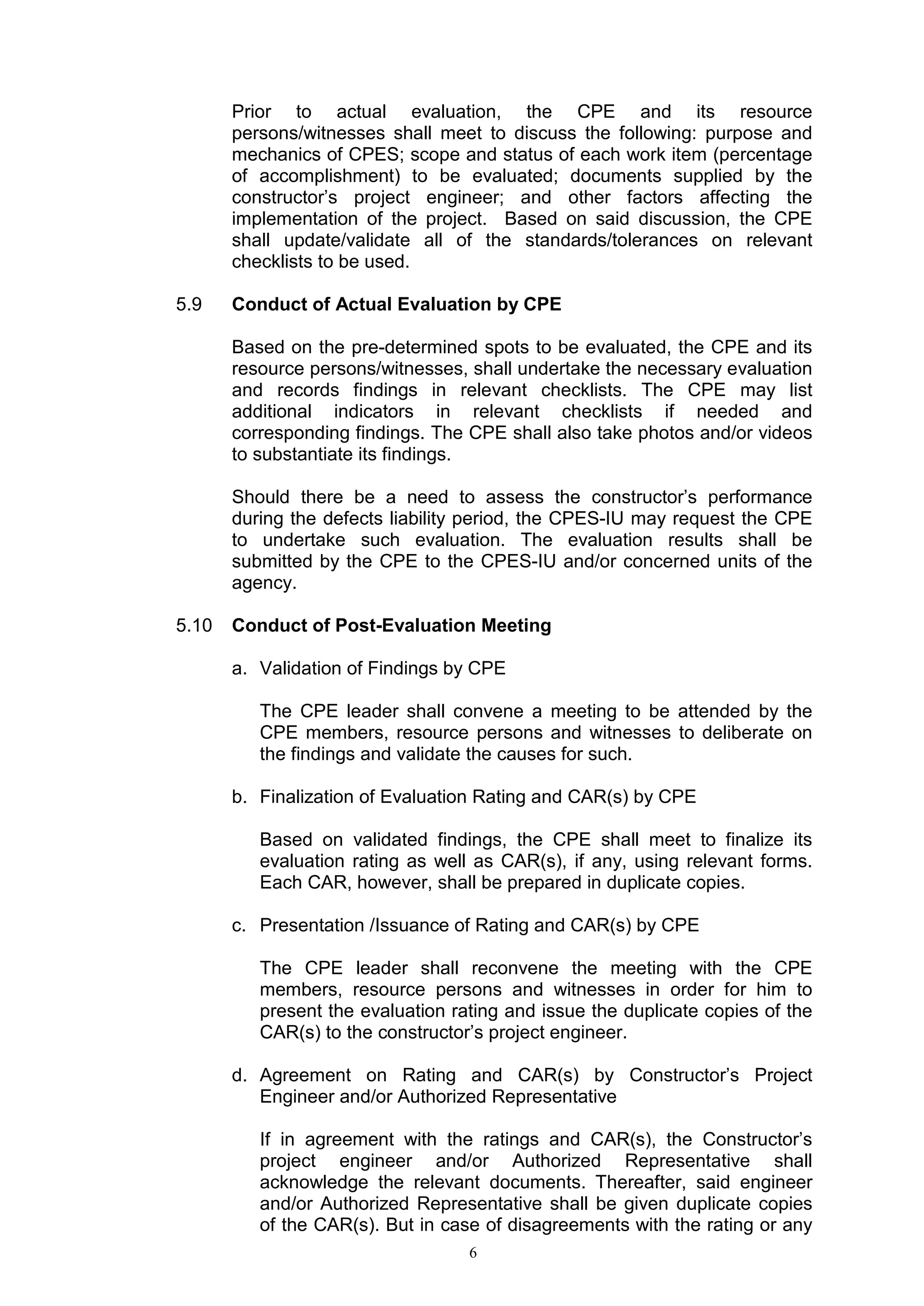 Neda contractor performance evaluation system | PDF