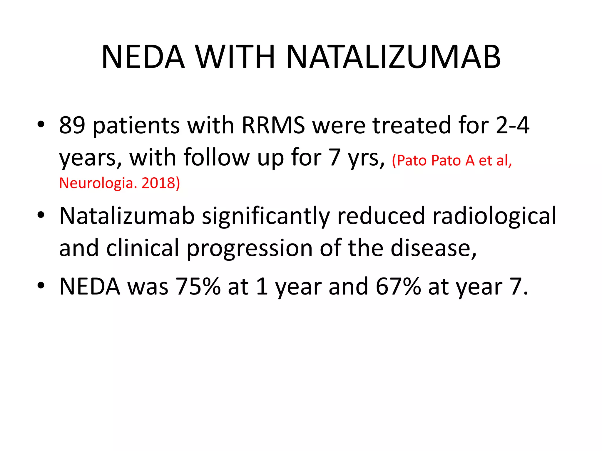 NEDA in multiple sclerosis | PPTX