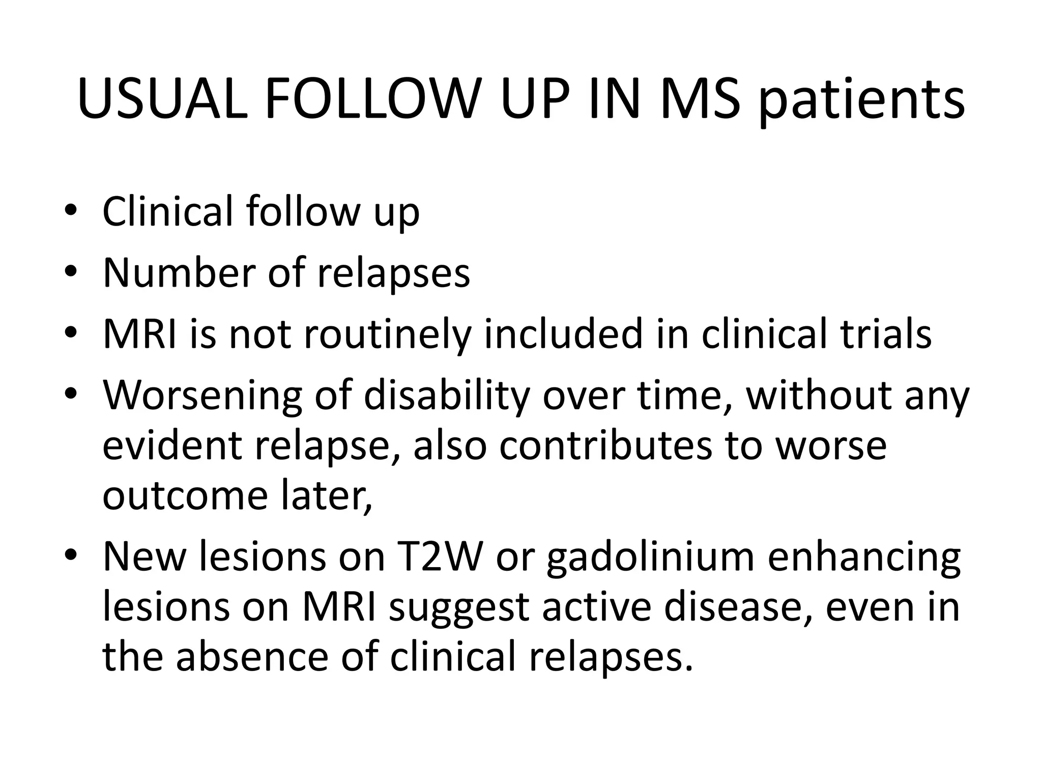 NEDA in multiple sclerosis | PPTX