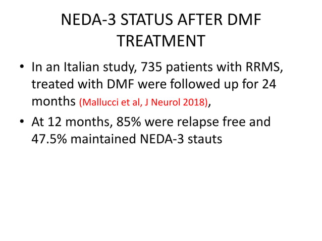 NEDA in multiple sclerosis | PPTX