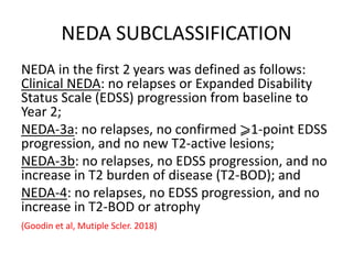 NEDA in multiple sclerosis | PPTX