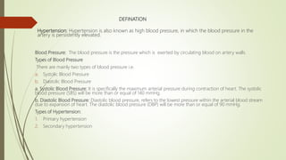 Hypertension | PPTX | Heart and Cardiovascular Diseases | Diseases and ...