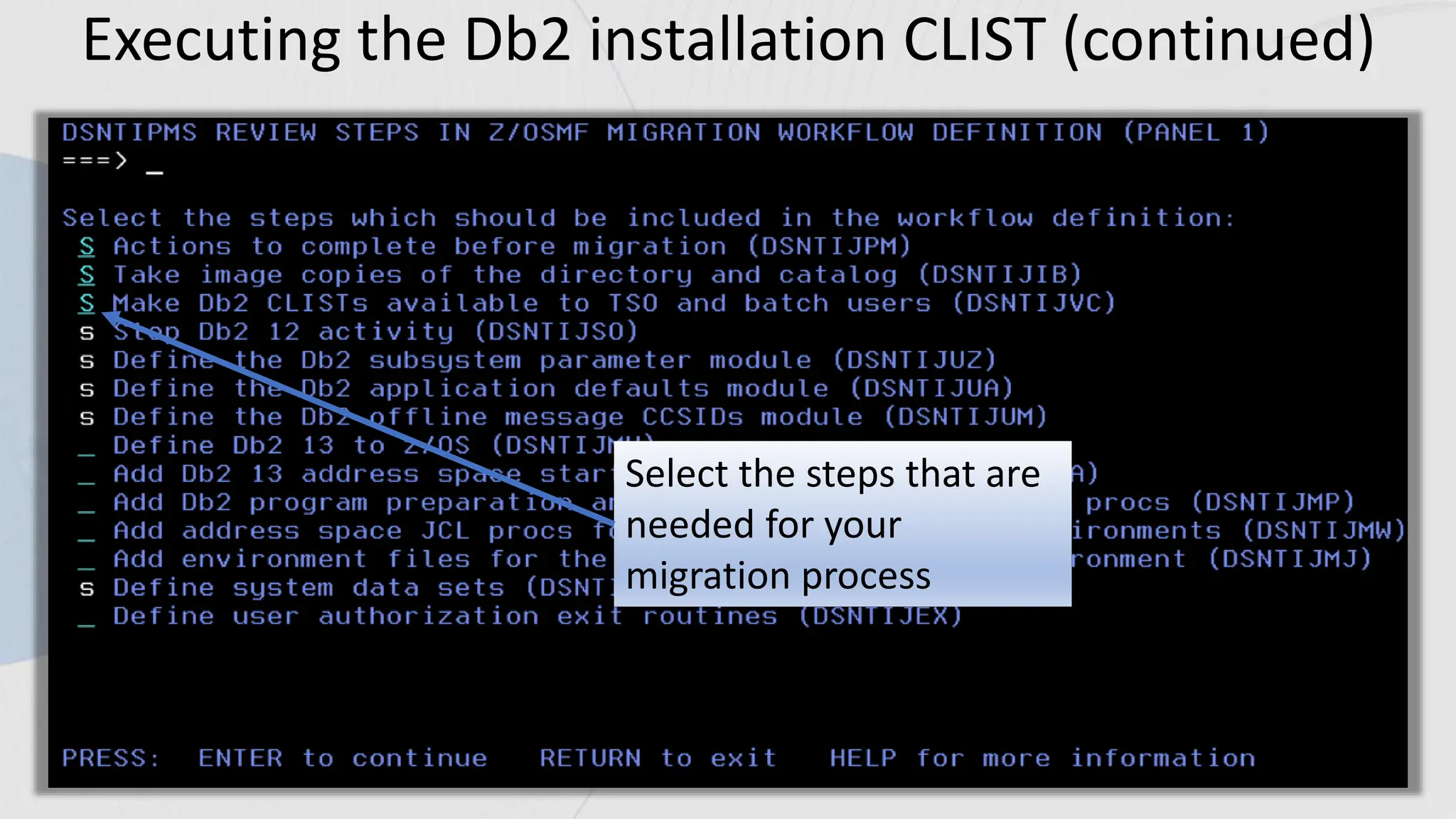 NEDb2UG_Db2 13 for zOS install and migration using zOSMF workflows_032223.ppt