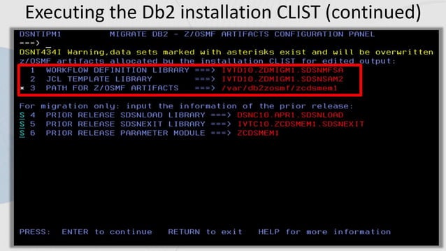 NEDb2UG_Db2 13 for zOS install and migration using zOSMF workflows_032223.ppt | Operating ...