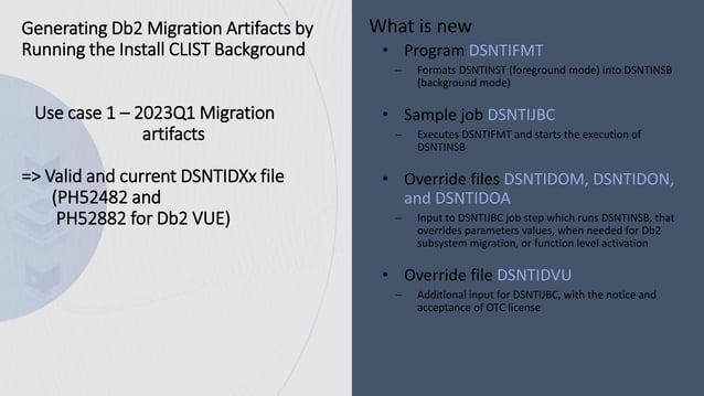 NEDb2UG_Db2 13 for zOS install and migration using zOSMF workflows ...