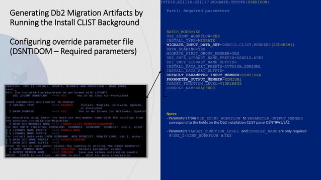 NEDb2UG_Db2 13 for zOS install and migration using zOSMF workflows_032223.ppt | Operating ...