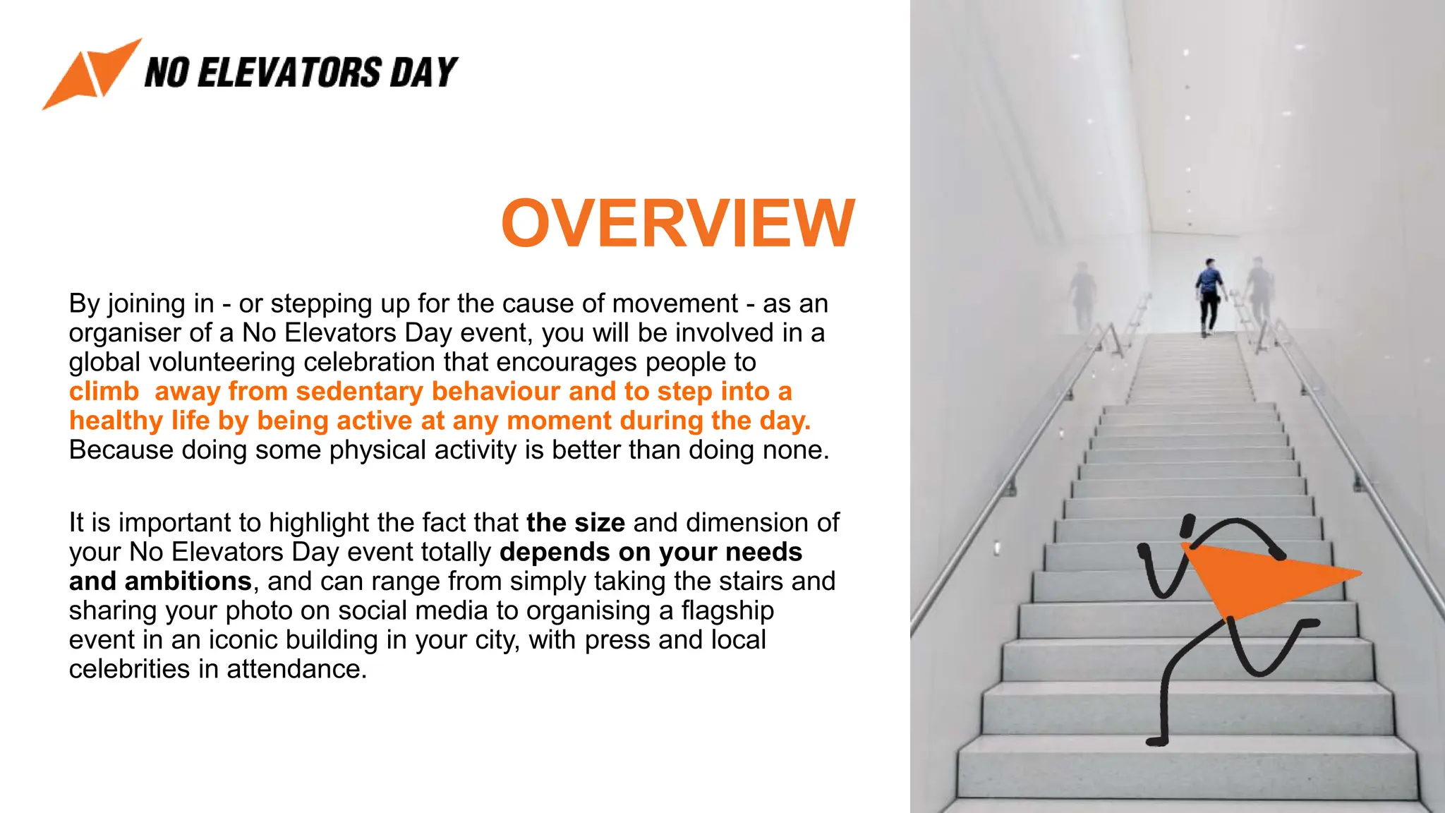 No Elevators Day - Communications Guide 2024 - #UseTheStairs | PPT
