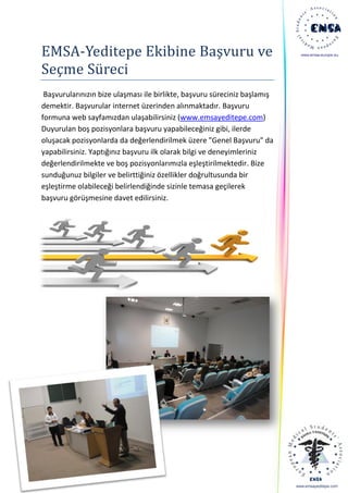 Neden EMSA Yeditepe | PDF