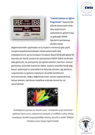 Neden EMSA Yeditepe | PDF