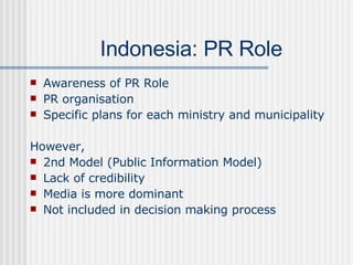 PR in Nederland & Indonesia | PPT