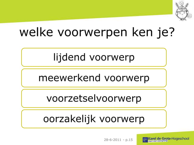 Nederlands taalbeschouwing nadenken over zinnen opfrissing | PPT