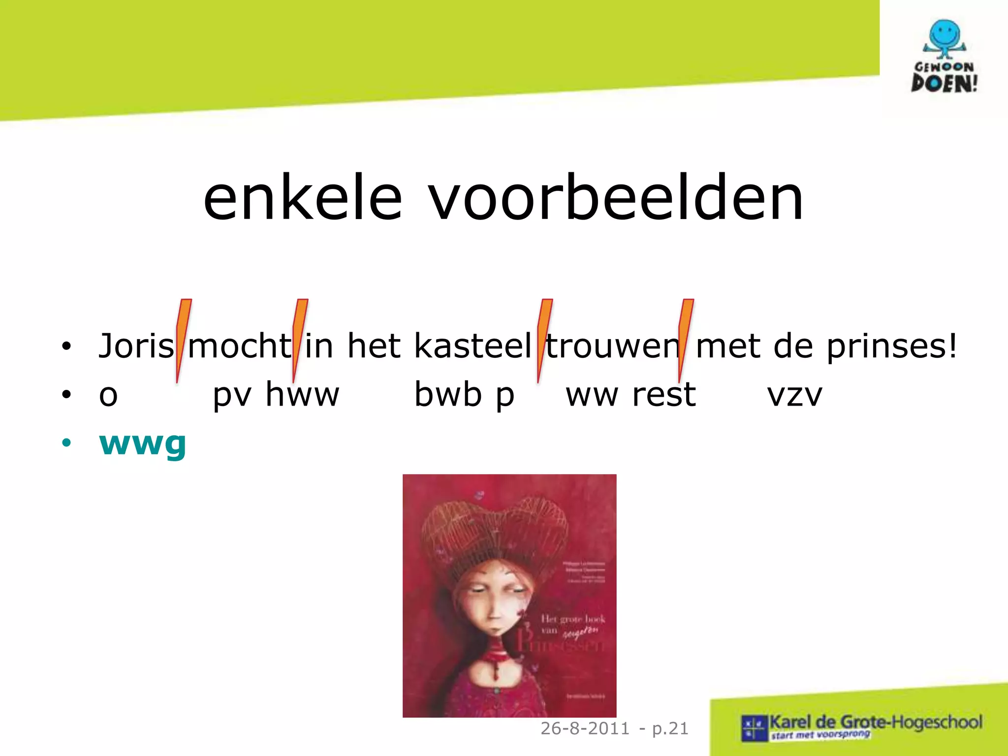 Nadenken over zinnen - opfrissing | PPT