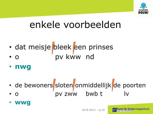 Nadenken over zinnen - opfrissing | PPTX