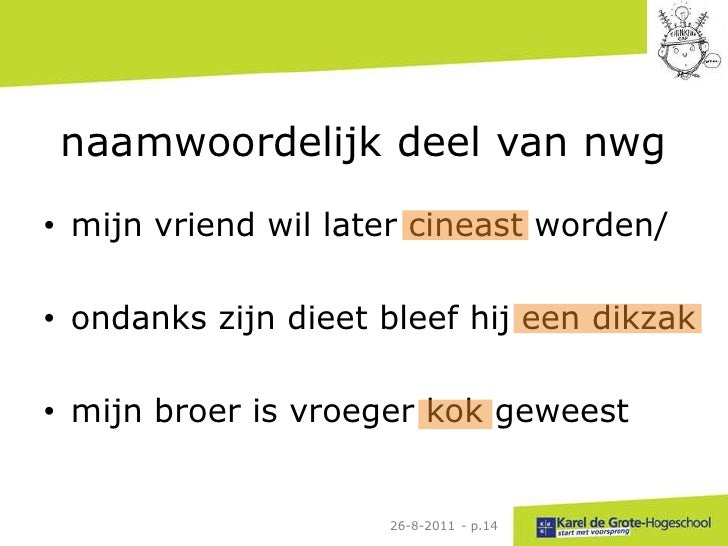 Nadenken over zinnen - opfrissing