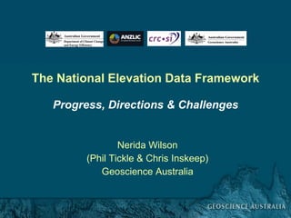 The National Elevation Data Framework | PPT