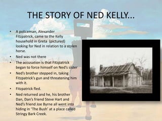 Ned kelly blood and authority | PPTX