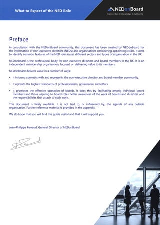 NEDonBoard What to expect of the NED Role | PDF