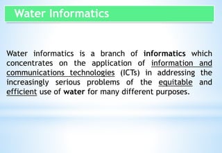 Water - The essential resource | PPTX
