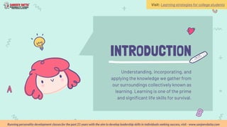 Need of Learning and its Benefits | PPT