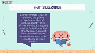 Need of Learning and its Benefits | PPT