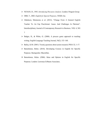 Need analysis for archeologists | PDF | Education