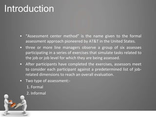 Need assessment centers | PPT