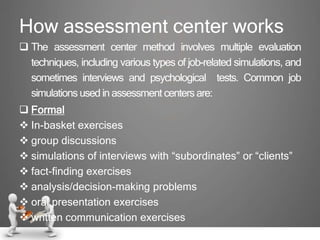 Need assessment centers | PPTX