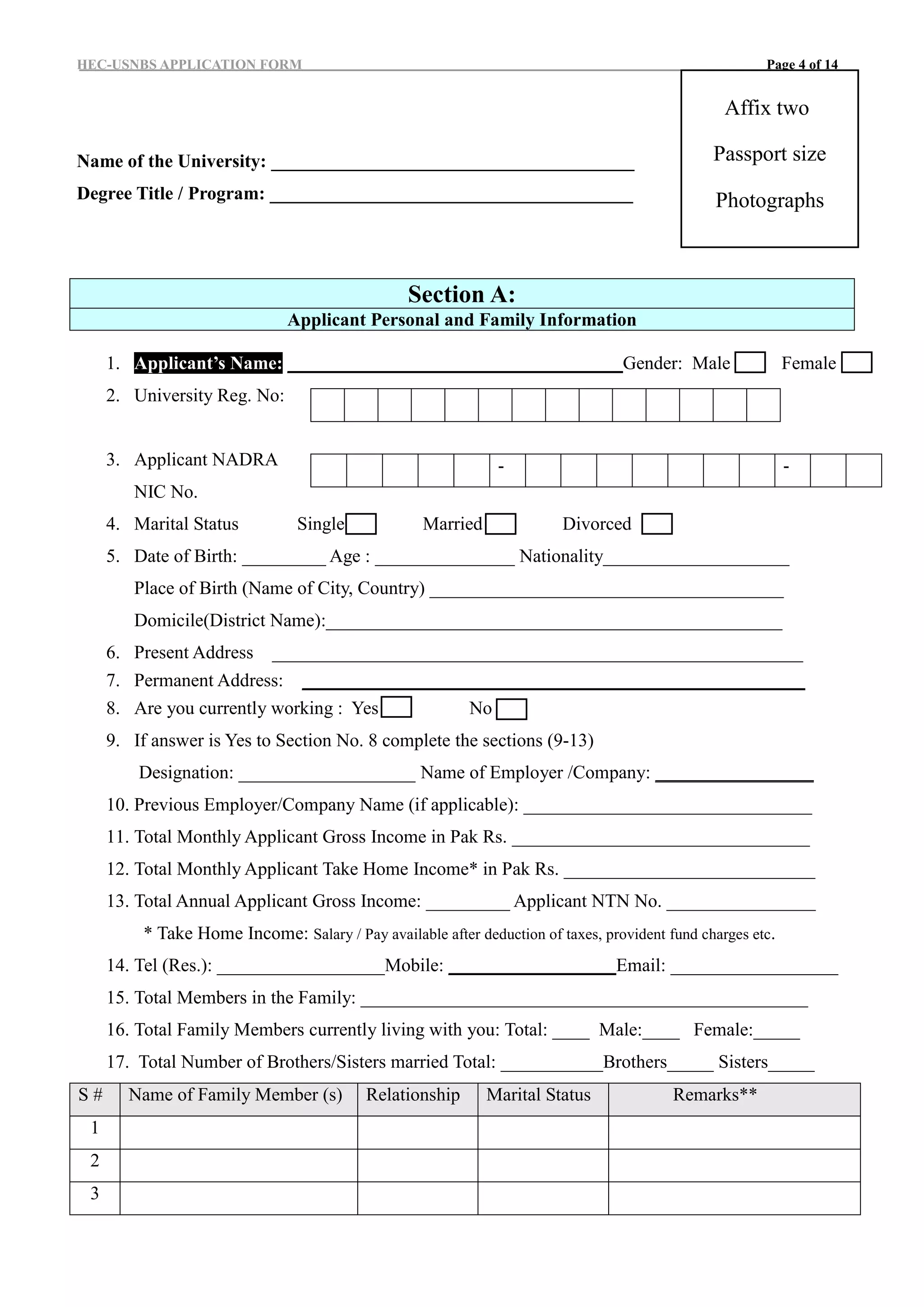 Need based application | PDF