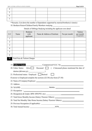 Need based application | PDF